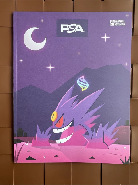 PSA MAGAZINE MEGA Gengar Variant Cover November 2025 £26.17 - PicClick UK