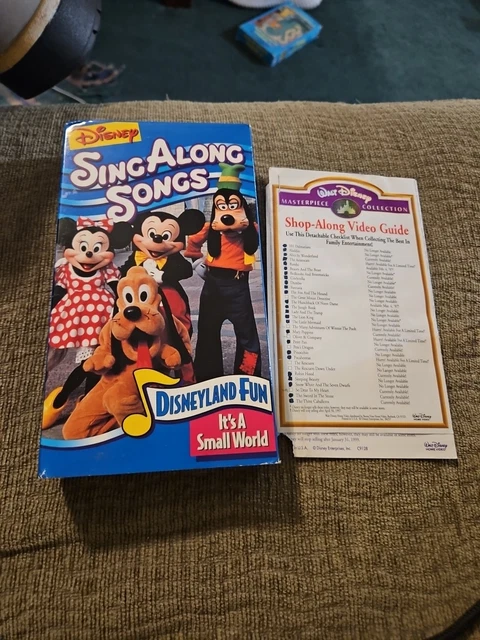 Disney S Sing Along Songs Disneyland Fun Vhs 1990s Its A Small World