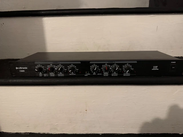 CITRONIC CX23 3 Way Mono Band Active Crossover £45.42 - PicClick UK