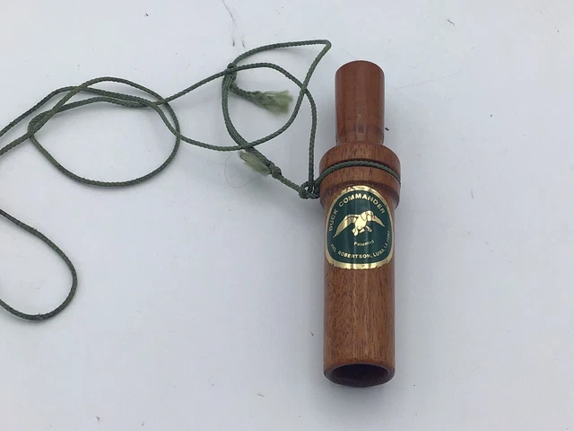 VINTAGE DUCK COMMANDER Wooden Duck Call -Luna, La. J4 £85.57 - PicClick UK