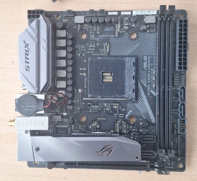 ASUS ROG STRIX X370-I Gaming Desktop Motherboard Mini-ITX AMD AM4 DDR4 £129.99 - PicClick UK