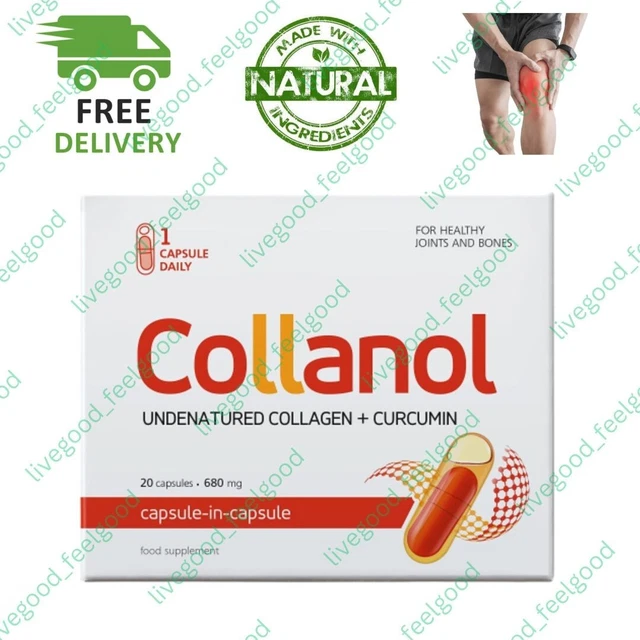 COLLANOL N1 COLLAGEN Capsules Tablets With Curcumin For Healthy Joints ...