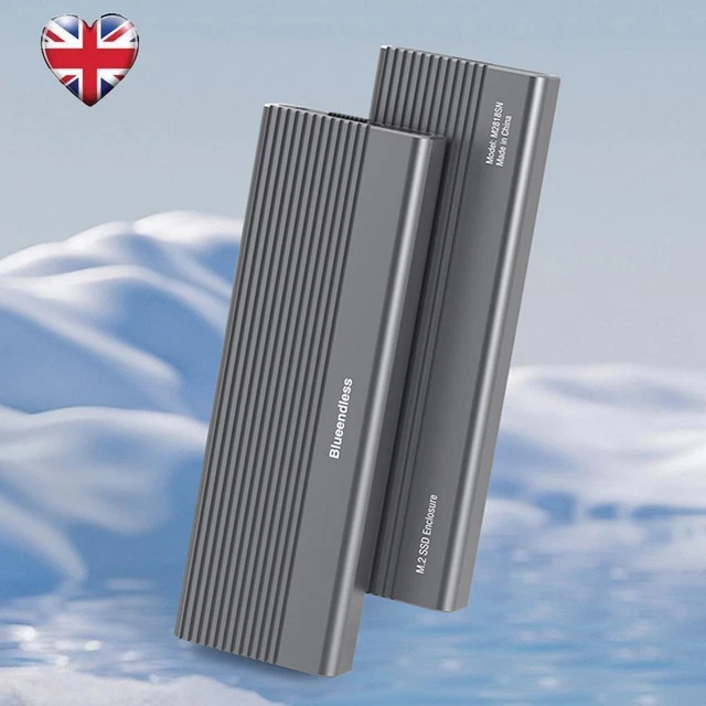 M.2 NVME/NGFF SSD Enclosure Gen2 10Gbps Mobile Hard Drive Boxes Type-C ...