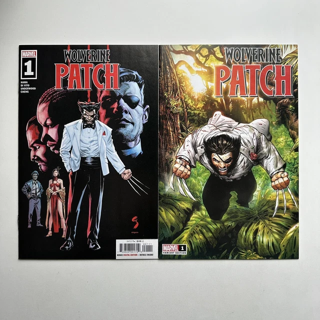 MARVEL COMICS WOLVERINE patch #1 copertina prima stampa e variante Walmart quasi nuova 2022 EUR ...