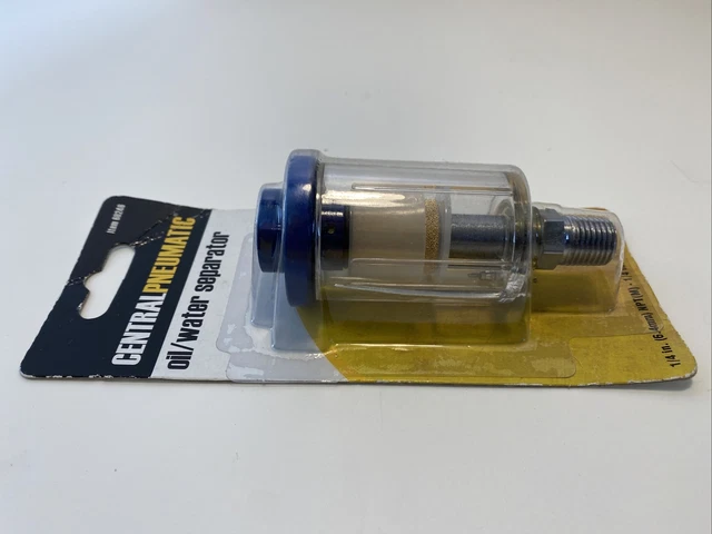 NOS CENTRAL PNEUMATIC Oil / Water Separator 1/4" Item 68246 $19.30 ...