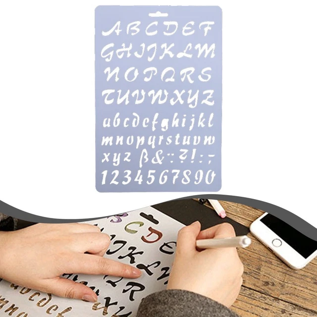 PAINTING TEMPLATES HOLLOW Drawing Ruler Plastic Craft Supplies Drawing ...