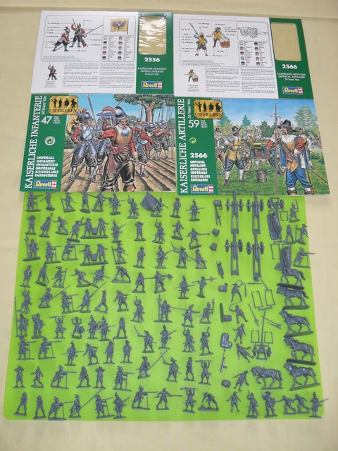 REVELL 1:72 - 2556+2566 - Kaiserliche Infanterie+Artillerie - 30 ...