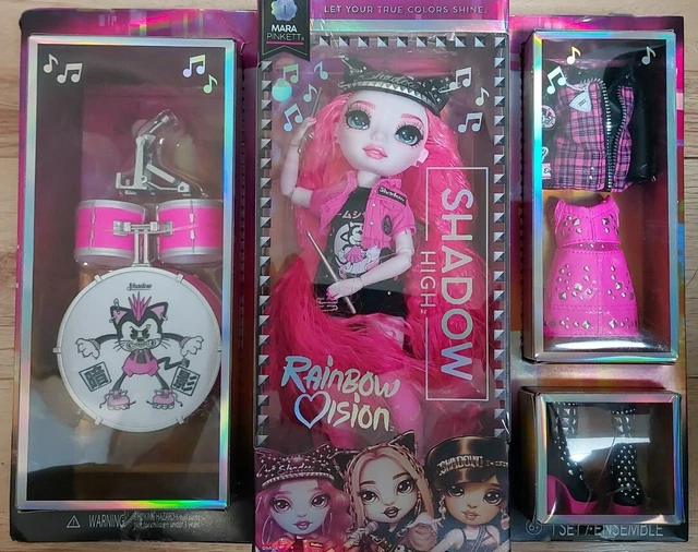 RAINBOW HIGH MARA Pinkett Rainbow Vision Shadow High Neon Shadow Neon ...