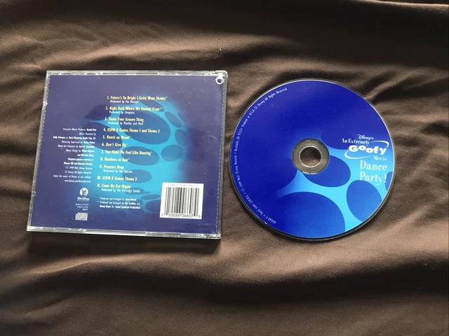 DISNEY'S AN EXTREMELY Goofy Movie Dance Party! 2000 Film Music Audio CD ...