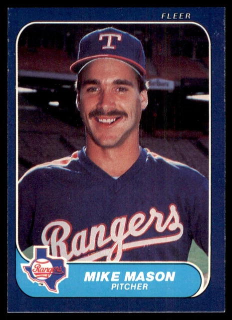 1986 FLEER MIKE Mason aux Texas Rangers #565 EUR 1,92 - PicClick FR