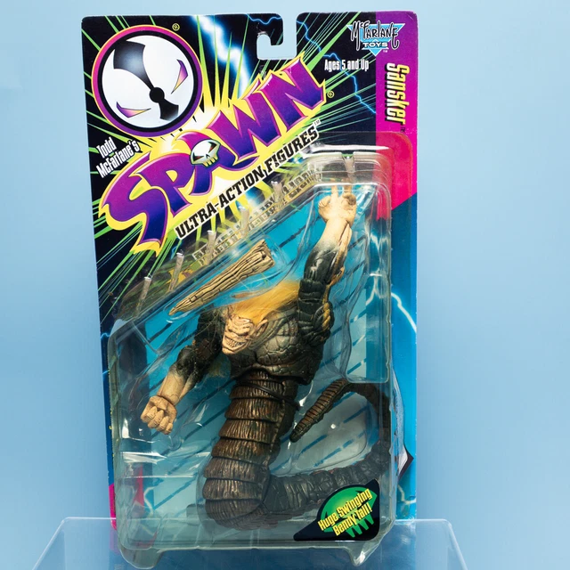 FIGURA DE ULTRA-ACCIÓN McFarlane Toys SANSKER HUMAN HEAD Spawn Serie 6 ...