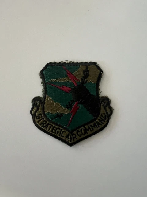 UNITED STATES AIR Force Strategic Air Command Cold War Emblem Patch $7. ...