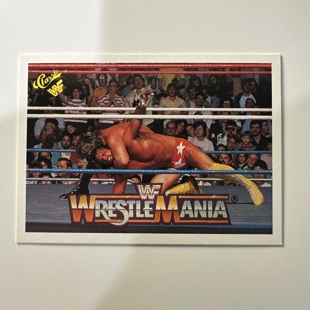 1990 CLASSIC WWF WWE History of Wrestlemania #31 Randy Savage Ted ...