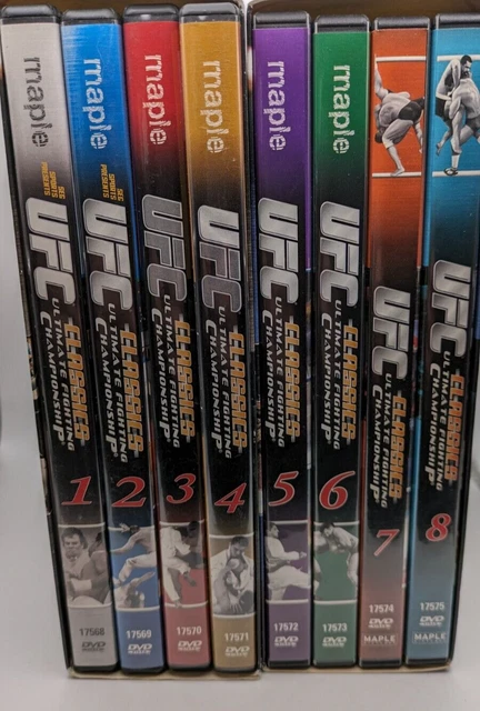 UFC CLASSICS COLLECTION Where it all Began Volumes 1 To 8 - DVD Box ...
