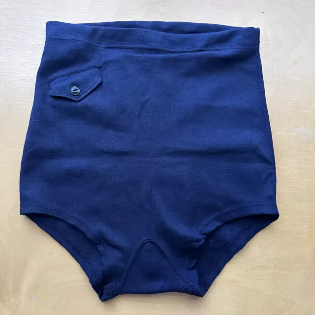 WWII NOS DEADSTOCK US Navy Swim Shorts Military Wool Swimsuit WW2 1940s ...