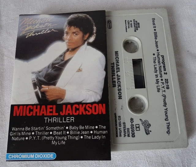 MICHAEL JACKSON &THRILLER& 1982 , K7 audio , tape EUR 12,99 - PicClick FR