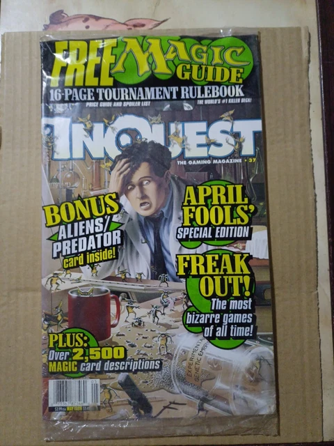 INQUEST GAMING MAGAZINE #37 free Magic Tournament Guide + Aliens ...