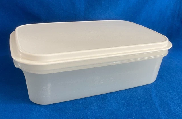 VINTAGE TUPPERWARE MODULAR Mates Large Rectangle Storage Container ...