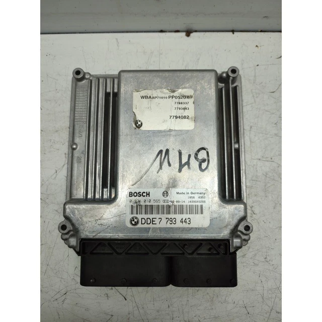 CENTRALINA MOTORE BMW E46 320 Diesel 16V 110Kw Bosch 0281010565 Dde 7793443 Usat EUR 59,99 ...