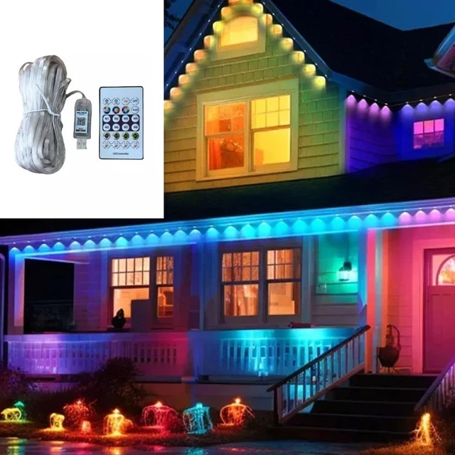 40M SMART RAINBOW LED Permanent Outdoor Light - Smartlight with Remote ...