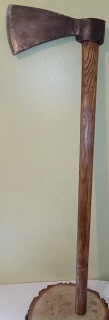 OUTIL ANCIEN BELLE et grosse Hache de Bûcheron gravée TALABOT 41 Saut ...