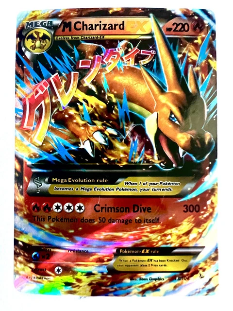 CARTA POKÉMON MEGA Charizard Ex 13/108 Evolución Xy Perfecto EUR 29,99 - PicClick IT