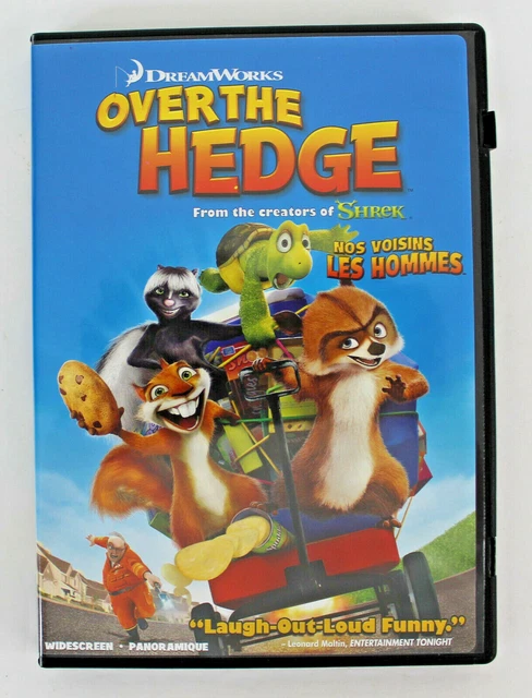 OVER THE HEDGE Dvd 2006 Dreamworks Widescreen Bilingual Version $7.88 ...