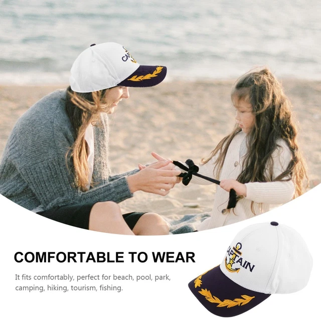 BASEBALL CAPS OUTDOOR Sports Hat Boating Bachelor Party Captain's $22. ...