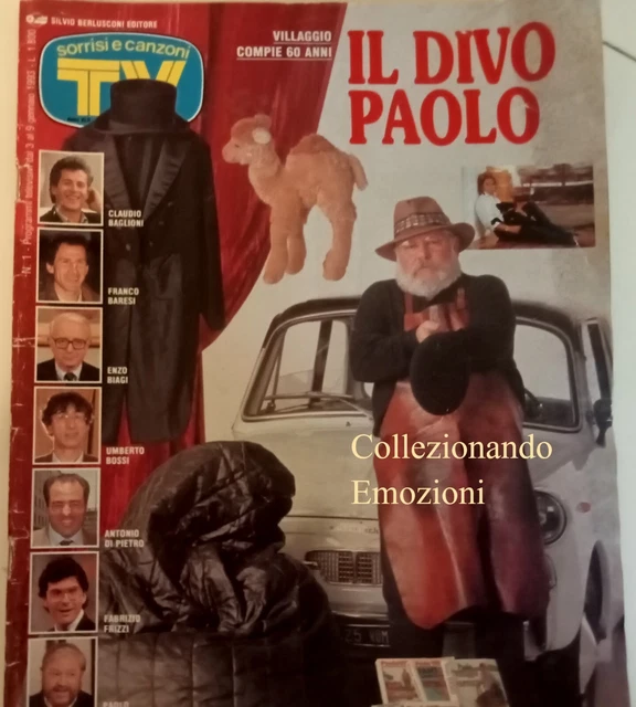 Tv Sorrisi E Canzoni N 1 1993 Paolo Villaggio Estrada Frizzi Un Anno Di