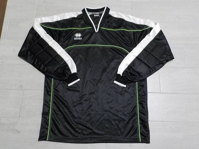 MAGLIA PORTIERE CALCIO Errea' Goalkeeper Shirt Italia 90 2000 Nero Xl ...