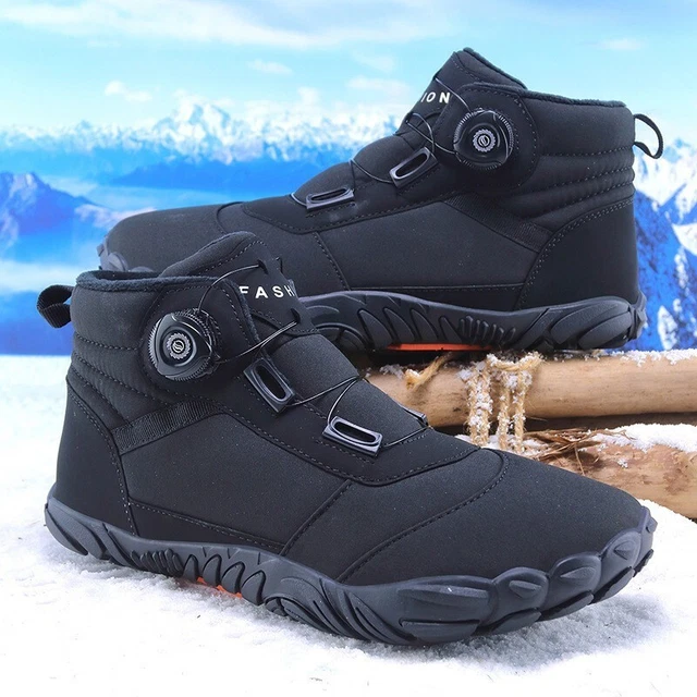 WINTER WARM HIKING Boots Waterproof Running Barefoot Shoes for Trekking ...