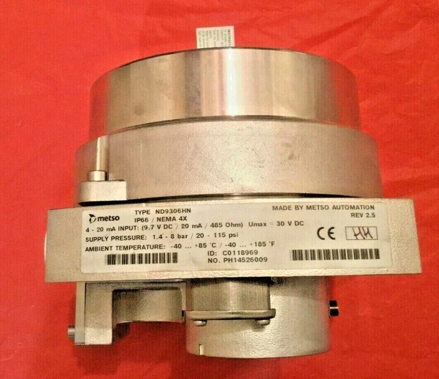 METSO ND9306HN INTELLIGENT Valve Controller Positioner $1,920.00 ...