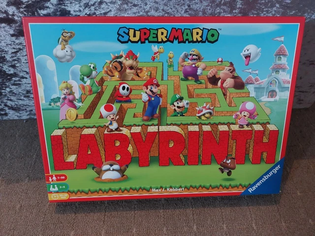 SUPER MARIO LABYRINTH Family Board Game for Kids & Adults Easy To Learn ...