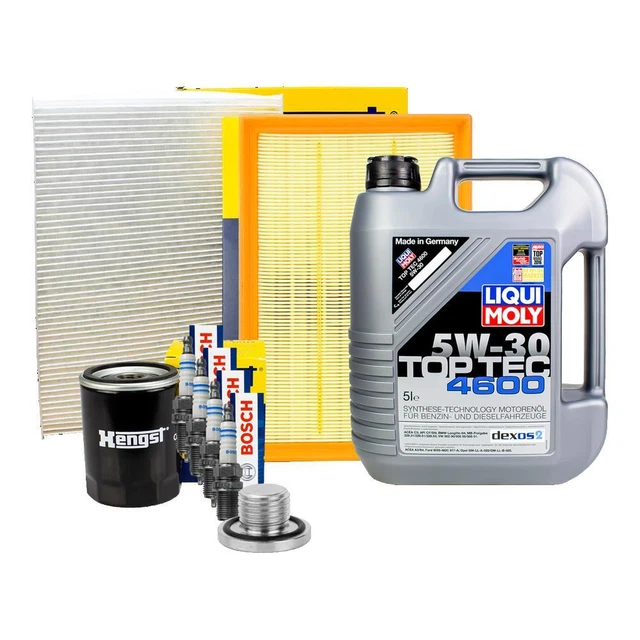 LIQUI-MOLY LWECHSEL 5W-30 L 5L Filtersatz Z Ndkerzen F R Peugeot 206 1.6 16V EUR 110,26 ...