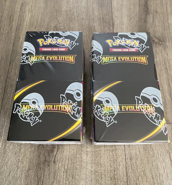 POKÉMON TCG MEGA Evolution Half Booster Box Brand New Sealed x2 (36 ...