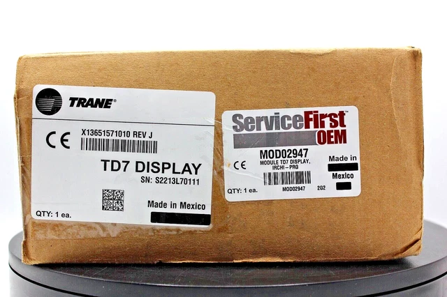 TRANE MOD02947 MODULE TD7 Display, Rev J, New Open Box $559.99 - PicClick