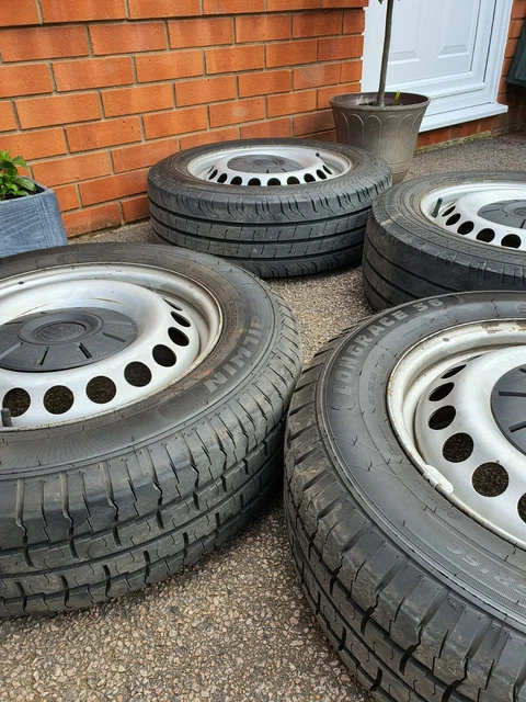 VW TRANSPORTER T6 Genuine Steel Wheels 16“ With Tyres £175.00 - PicClick UK