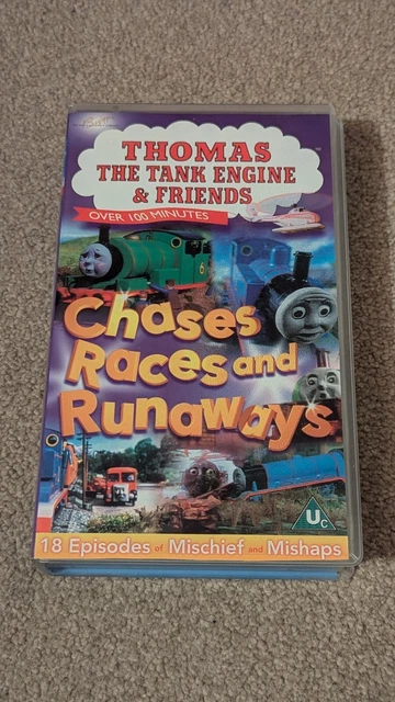 THOMAS THE TANK Engine & Friends: Chases Races and Runaways (PAL) (VHS ...
