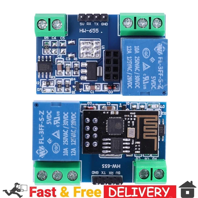 WIFI RELAYS WITHOUT/WITH ESP8266 Relay Module WiFi Relay Module £5.63 - PicClick UK