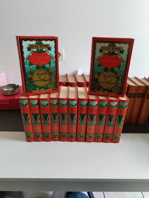 COLLECTION DE 13 Livres Les Intégrales Jules Verne Hachette 1979 Hetzel ...