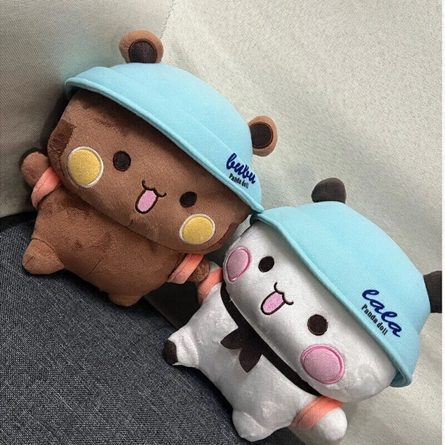 CUTE YIER BUBU＆DUDU Bear Plush Toy 20Cm Cartoon Panda Bear Plushie Doll ...