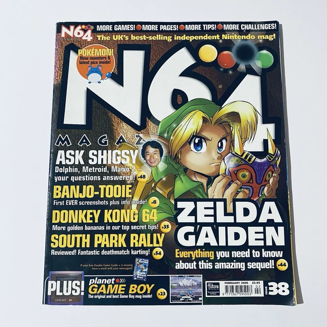 N64 MAGAZINE ZELDA Pokémon Donkey Kong South Park 2000s Retro Gaming ...
