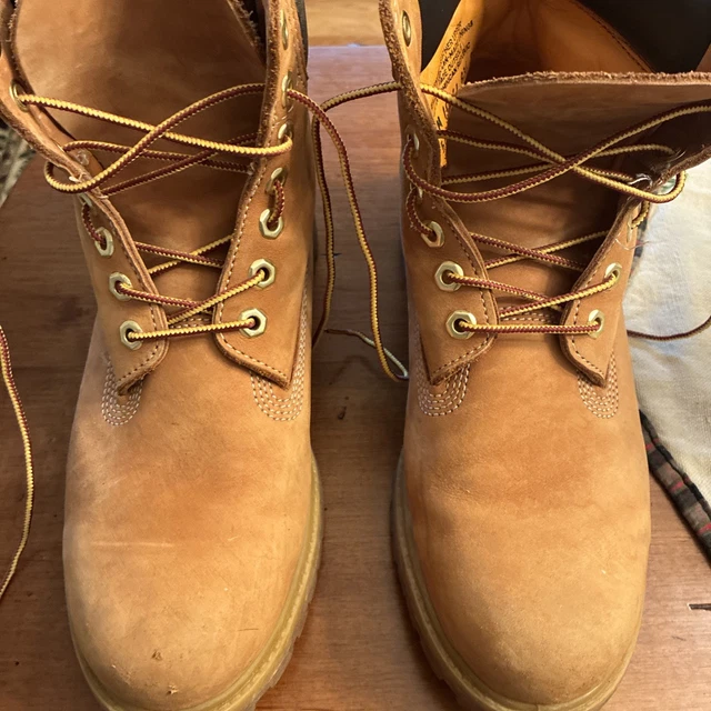 TIMBERLAND BOOTS MENS 8.5 Premium 6 Inch Waterproof Nubuck Thinsulate ...