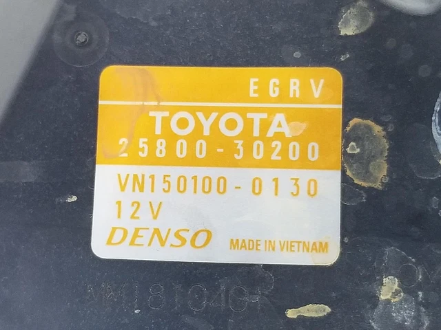 2580030200 EGR VALVE for TOYOTA LAND CRUISER PRADO 3.0 D-4D 2015 ...