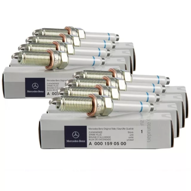 8X MERCEDES-BENZ ZÜNDKERZE A0001590500 M176 M177 M260 M264 NGK AMG ...
