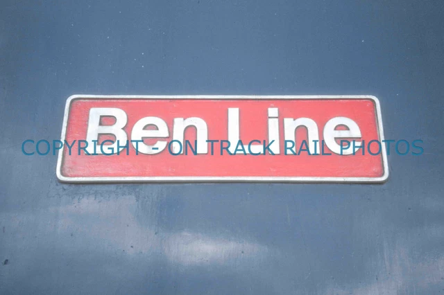 UK RAILWAY PHOTOGRAPH Of Class 47 47457 Nameplate Ben Line. Rmn47-22 £1 ...