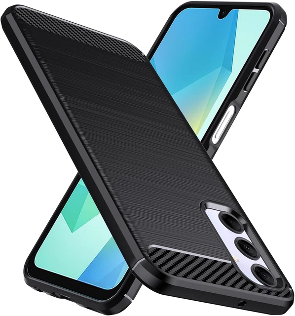 CASE, FOR SAMSUNG Galaxy A16 S24 FE S23 Ultra A05S/A55 Carbon Gel Phone Cover £4.45 - PicClick UK