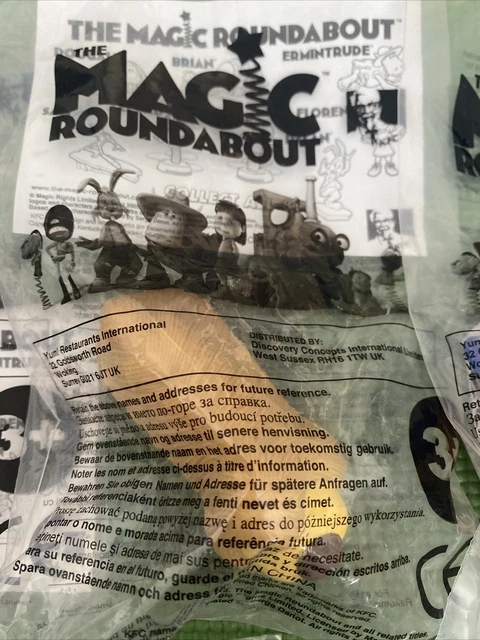 KFC THE MAGIC Roundabout - Complete Set Of 8 Action Toys 2005 + Bag ...