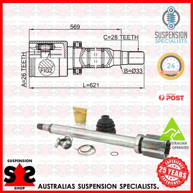 TRANSMISSION SIDED JOINT Kit, Drive Shaft Suit VOLVO V40 Hatchback (525) T5 V40 EUR 185,14 ...