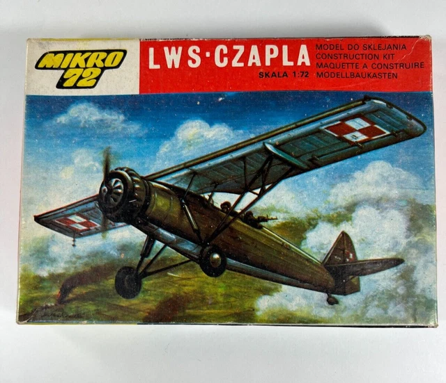 MIKRO 72 S-01 LWS-CZAPLA 1/72 SCALE PLASTIC MODEL KIT £19.95 - PicClick UK